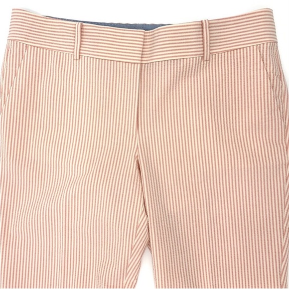 Ann Taylor | Pants & Jumpsuits | Ann Taylor Cropped Striped Seersucker Pants | Poshmark